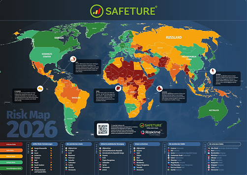 Neue Risk Map 2026: Die gefährlichsten Länder und Städte der Welt ...
